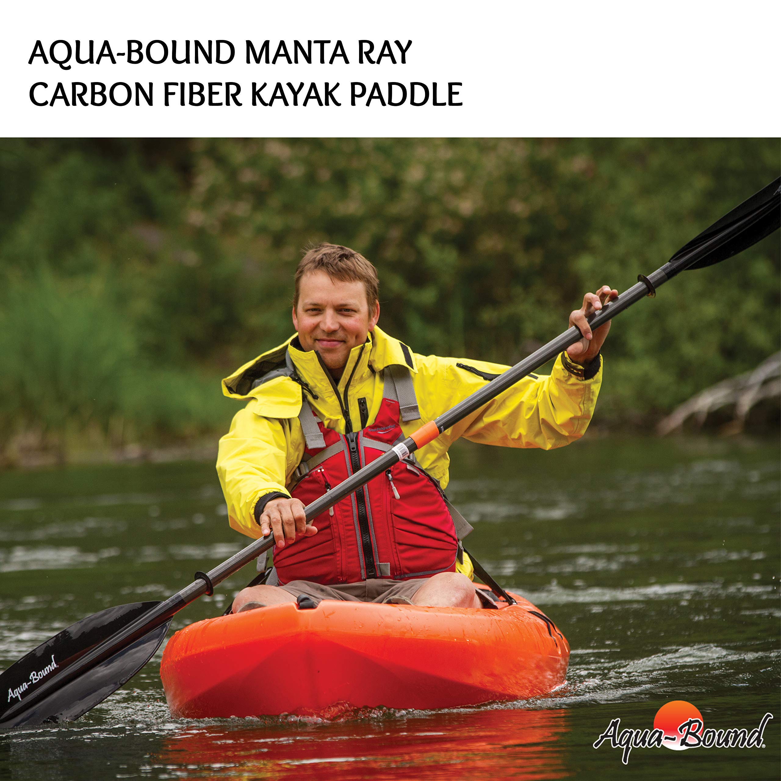 Aqua-Bound Manta Ray Carbon 2-Piece Posi-Lok Kayak Paddle