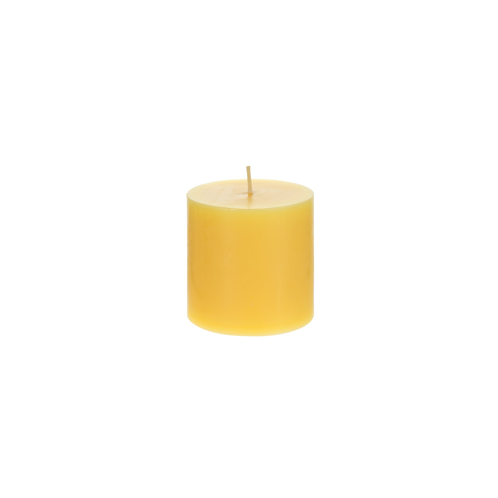 Mega Candles 1 pc Citronella Scented Round Pillar Candle, Hand Poured Paraffin Wax Candles 3 Inch x 3 Inch, Great for Indoor & Outdoor Use, Camping, Party Usage & More
