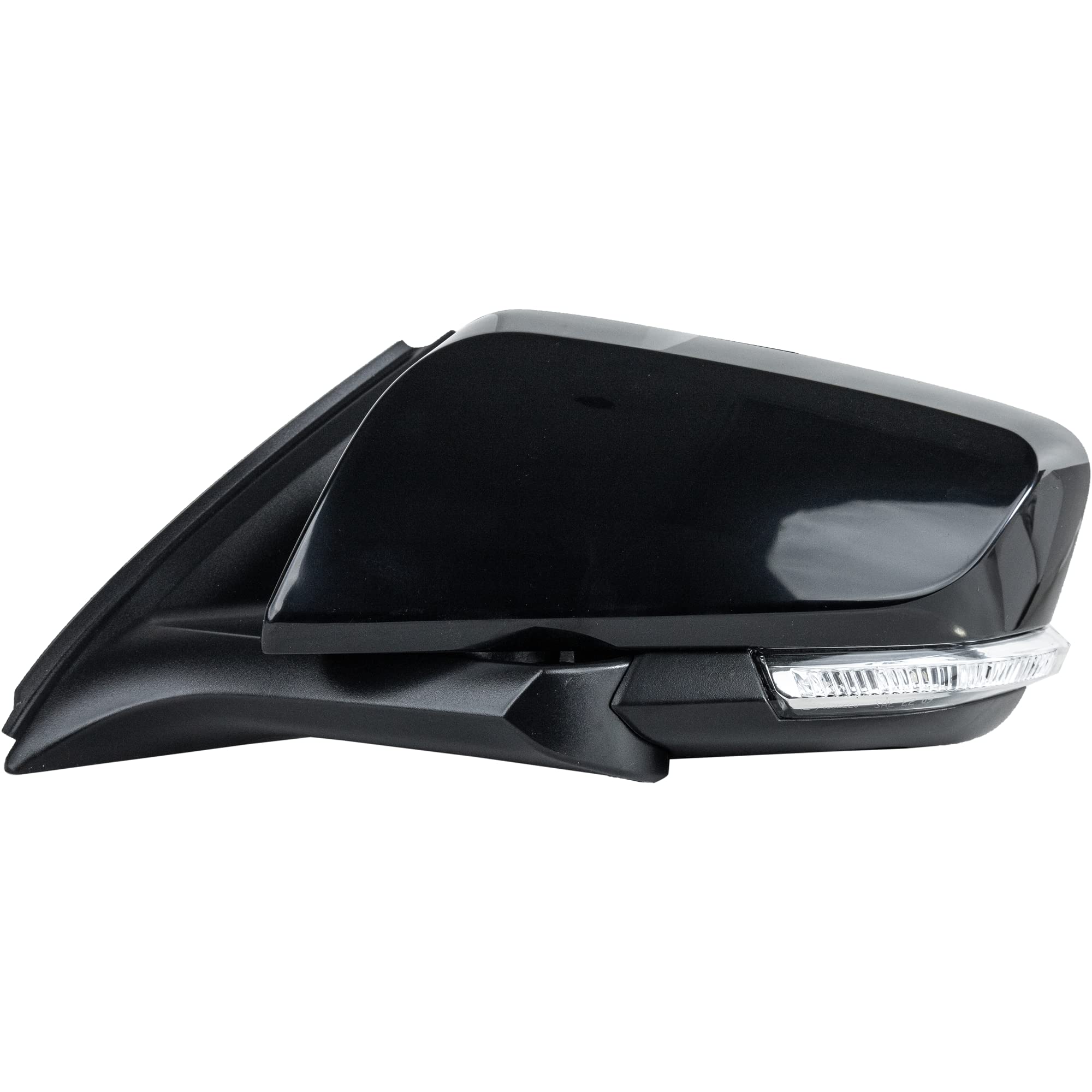 Kool Vue Driver Side Power Heated Mirror for Chevrolet Impala 2014-2020 With Signal Light, Memory & Puddle Lamp; Without Blind Spot Monitor & Auto-Dimming Paintable