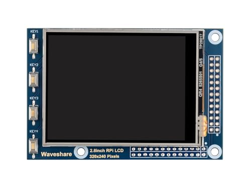Waveshare 2.8inch Resistive Touch Screen TFT LCD, Compatible with Raspberry Pi 5/4B/3B/Zero/Zero W/Zero 2W/Pico/Pico W/Pico WH, 320x240 Resolution