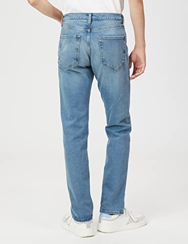 Amazon Essentials Men's Athletic-Fit Jean, Light Wash, 30W x 28L