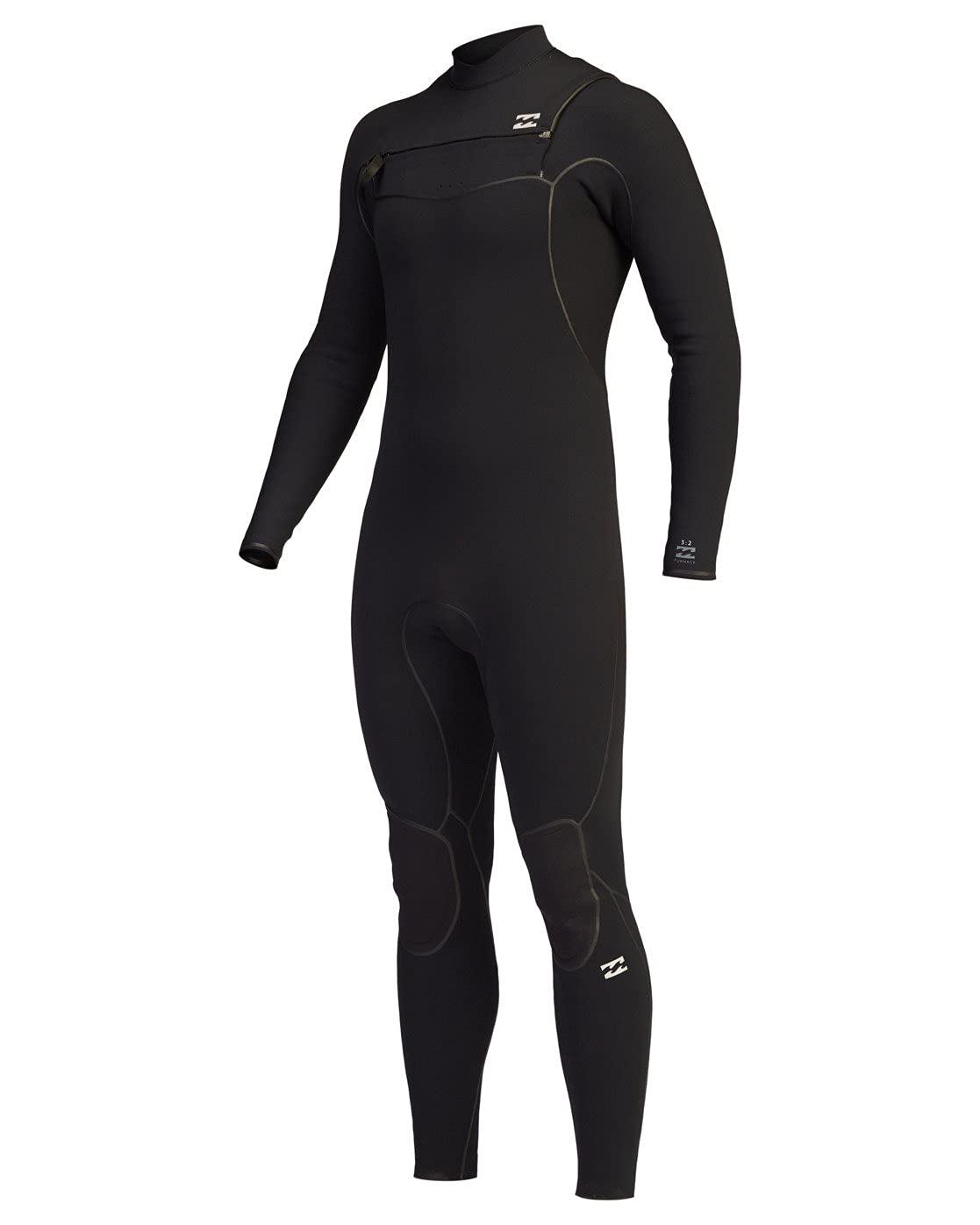 Billabong Mens 4/3mm Furnace Chest Zip Full Wetsuit - Black | Medium