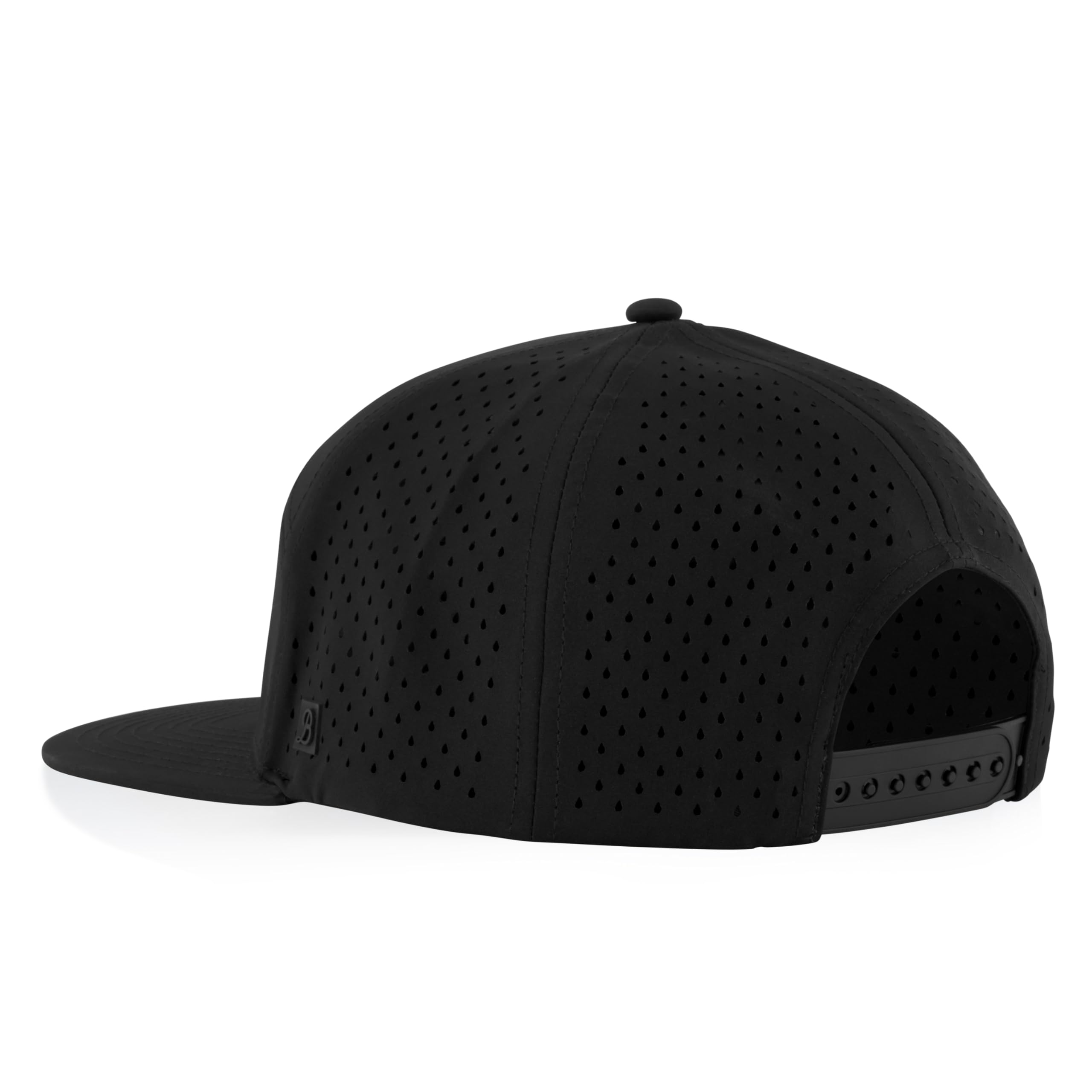 Billest Gresham Flat Bill Hat | Water-Resistant | Grey Snapback | Men & Women | Lightweight & Breathable | Mesh