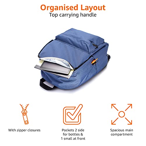 Amazon Basics Classic School Backpack - Navy