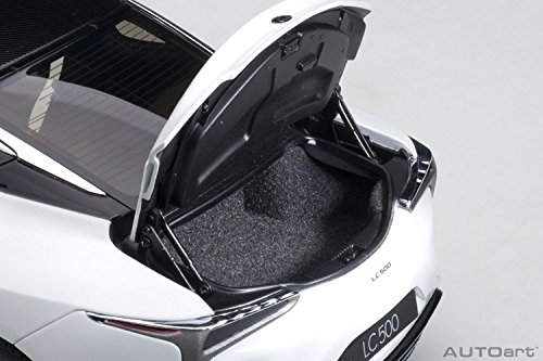 AUTOart Lexus LC500 Metallic White 1/18 Model Car 78846