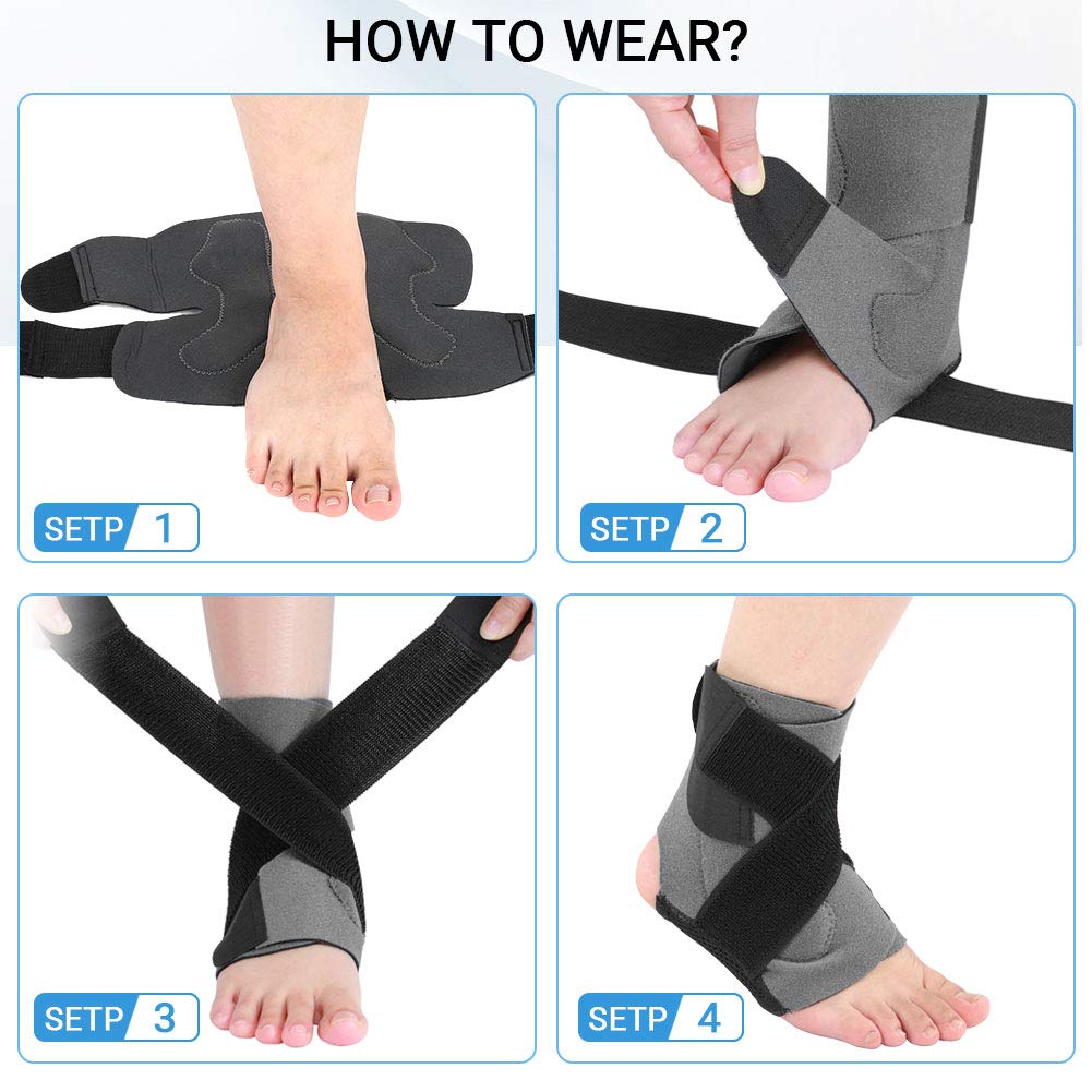 Ankle Support Brace Ankle Protection Adjustable Compression Ankle Braces for Sports Protection