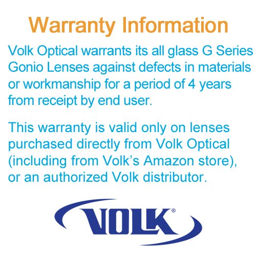 Volk G-4 Gonio Lens - Numerous Contact Type, Handle and Ring Size Options (G-4 High Mag Gonio, No Flange, 2-in-1 Handle)
