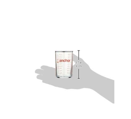Anchor Hocking Graduated Measuring Glass, Set of 2, Clear