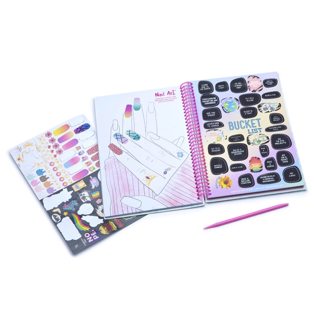 Craft-tastic β Scratch and Sticker Interactive Journal β Activity Book Packed with Fun Quizzes, 550+ Stickers, Creative Doodle Prompts, and More!
