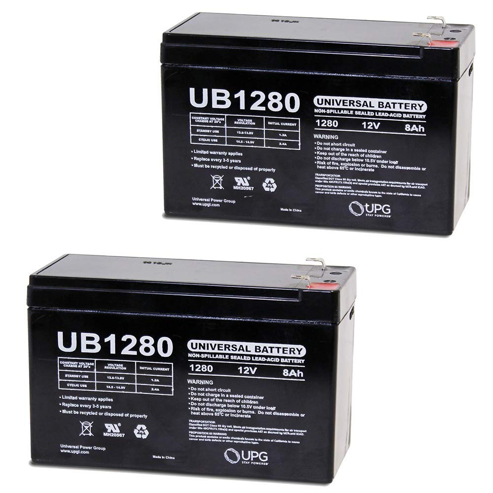 UPG 12V 8AH SLA Replacement Battery for LiftMaster LA400-2 Pack