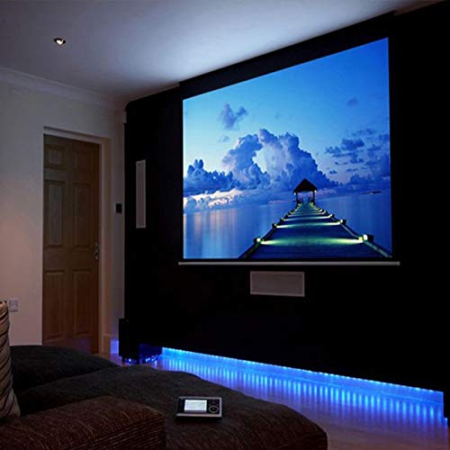 APAINI 72 inches 16:9 Electric Projection Screen Matt White for LED LCD Movie Motorized Projector Screen