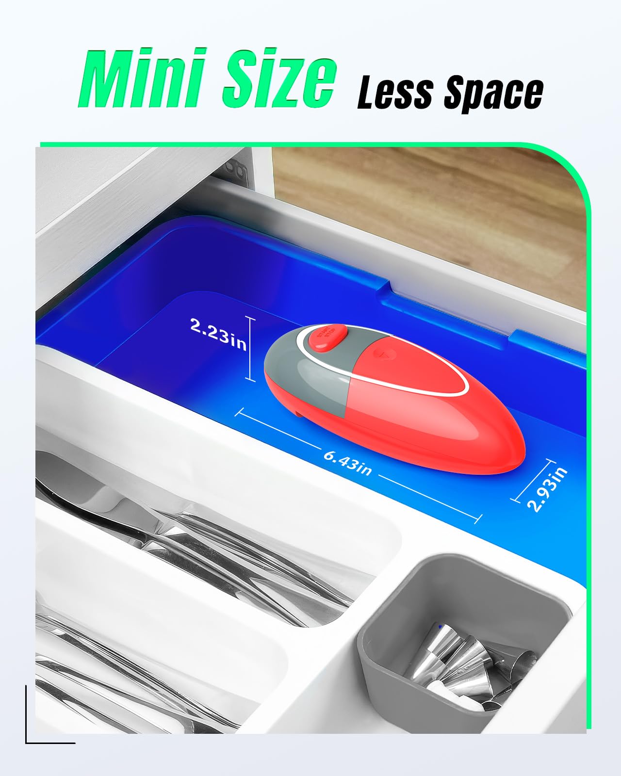 Automatic Can Opener Hands Free Battery Operated Electric Can Opener Smooth Edge, Electric Can Opener for Seniors, Arthritis, One Touch Electric Can Openers for Kitchen Open all Size Can