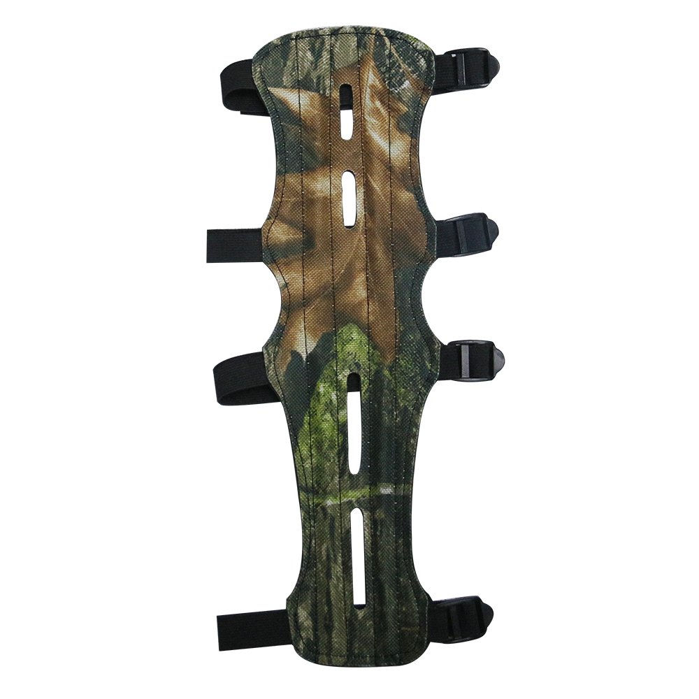 Arcehry 3-Strap Ventilated cow Leather Arm Guard Protector