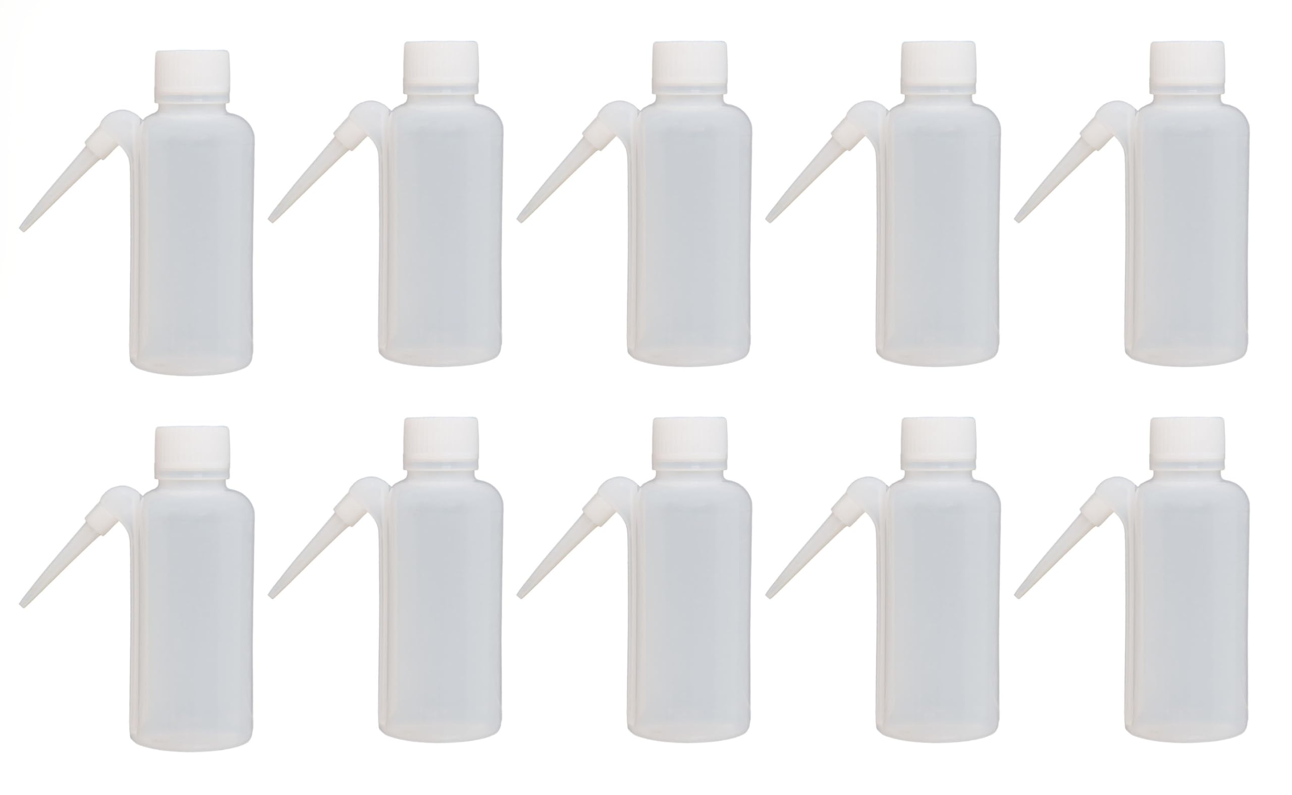 GSC International WB125-10 Wash Bottle, Graduated, 125ml, Pack of 10