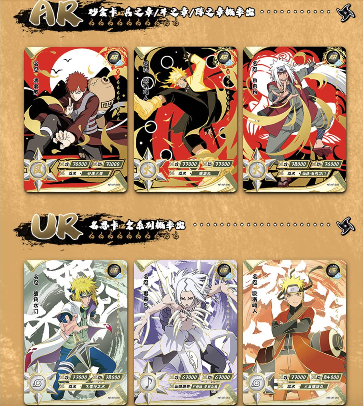 AW Anime WRLD Ninja Cards Booster Box - Official Anime CCG Collectable Playing/Trading Card Pack - TIER 1 - (Flash 10 Packs)