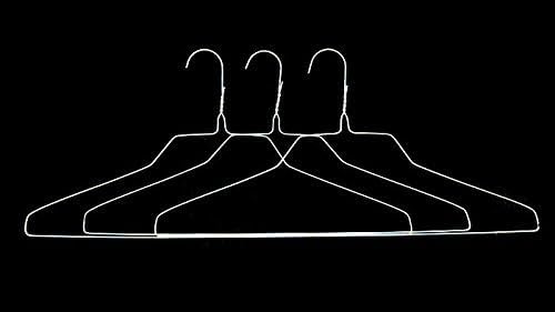 Wire Hangers, Standard Clothes Hangers (50, White)