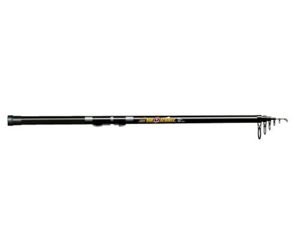 B&M ST6 Slo-Troller 20-Foot Telescoping Pole with Ceramic Shock Ring Guides and Textured Handle Yellow
