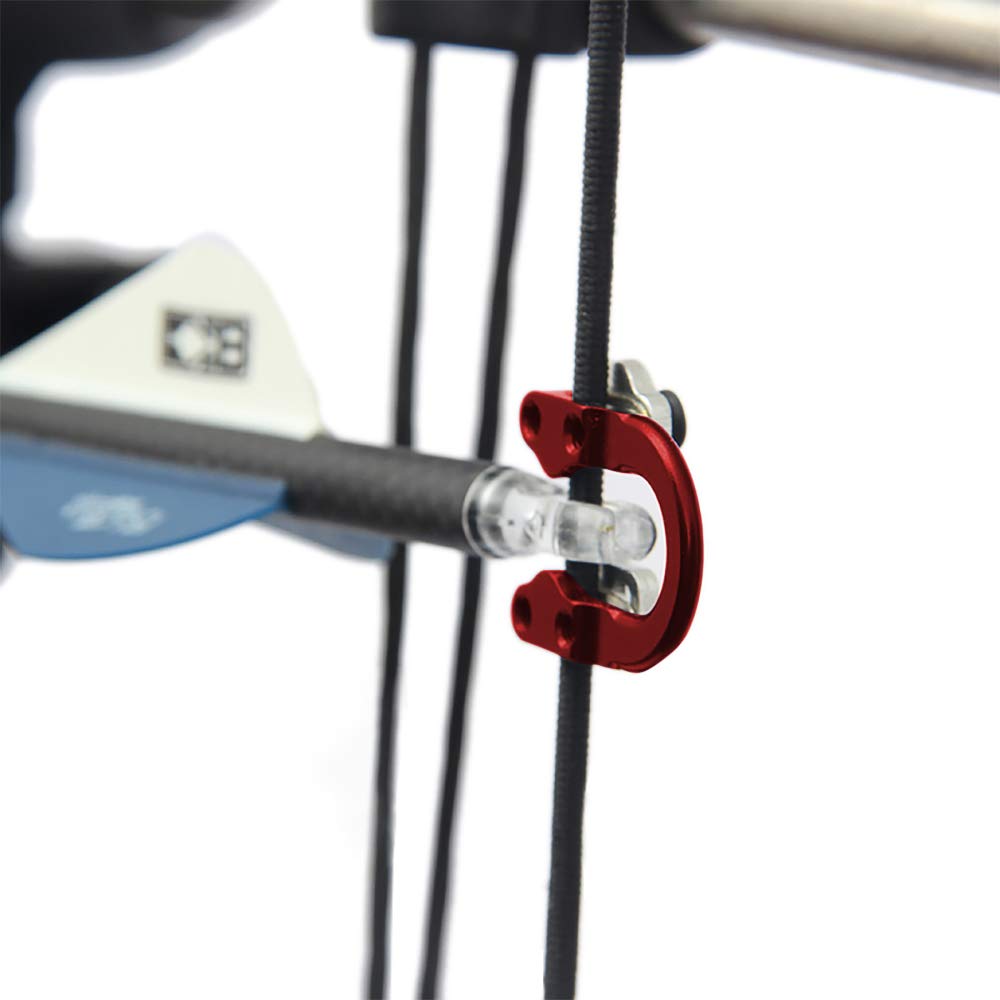 Archery D Loop Metal D Ring Fit All Arrow Nocks Adjusts to Hunting D Loop Buckle Rope