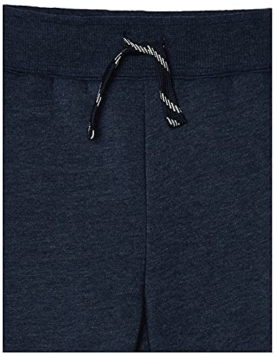 Amazon Essentials Boys' Fleece Jogger Sweatpants (Previously Spotted Zebra), Pack of 2, Grey/Navy Heather, Medium