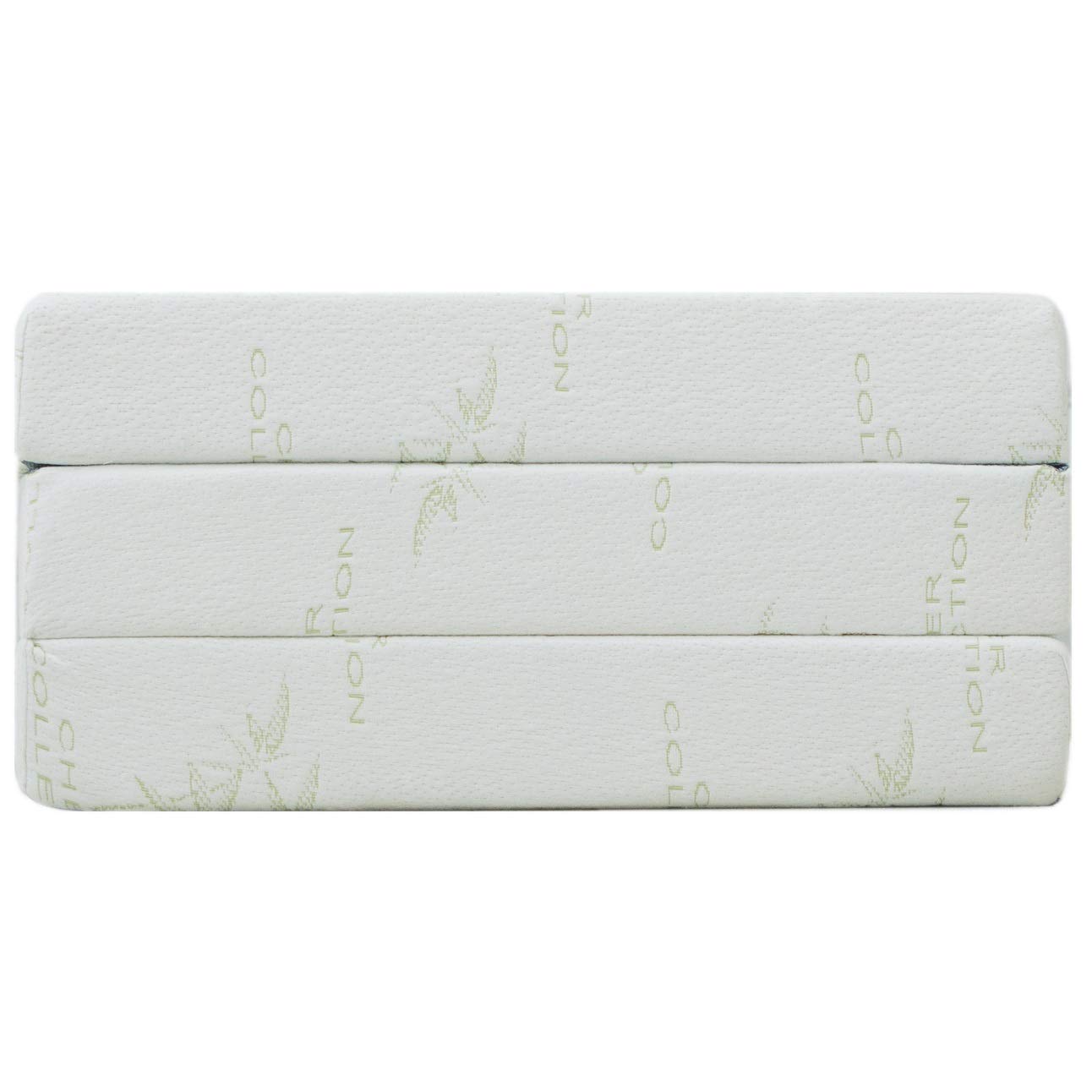Cheer Collection Foldable Mattress - Tri Folding Mattress - Portable 4 Inch Thin Mattress for Floor - Must-Have Folding Mattress - Trifold Mattress for Sleepovers, Camping, and Guests (75"x25"x4")