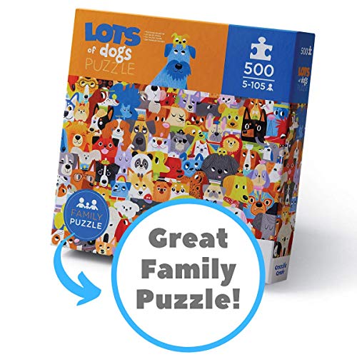 Crocodile Creek - Lots of Dogs - 500Piece Jigsaw Puzzle for Ages 5 & Up, Multicolor, 1 EA