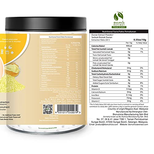 BioNutricia Musang Durian Extract Powder Rich In Fiber & Protein 100g (3)