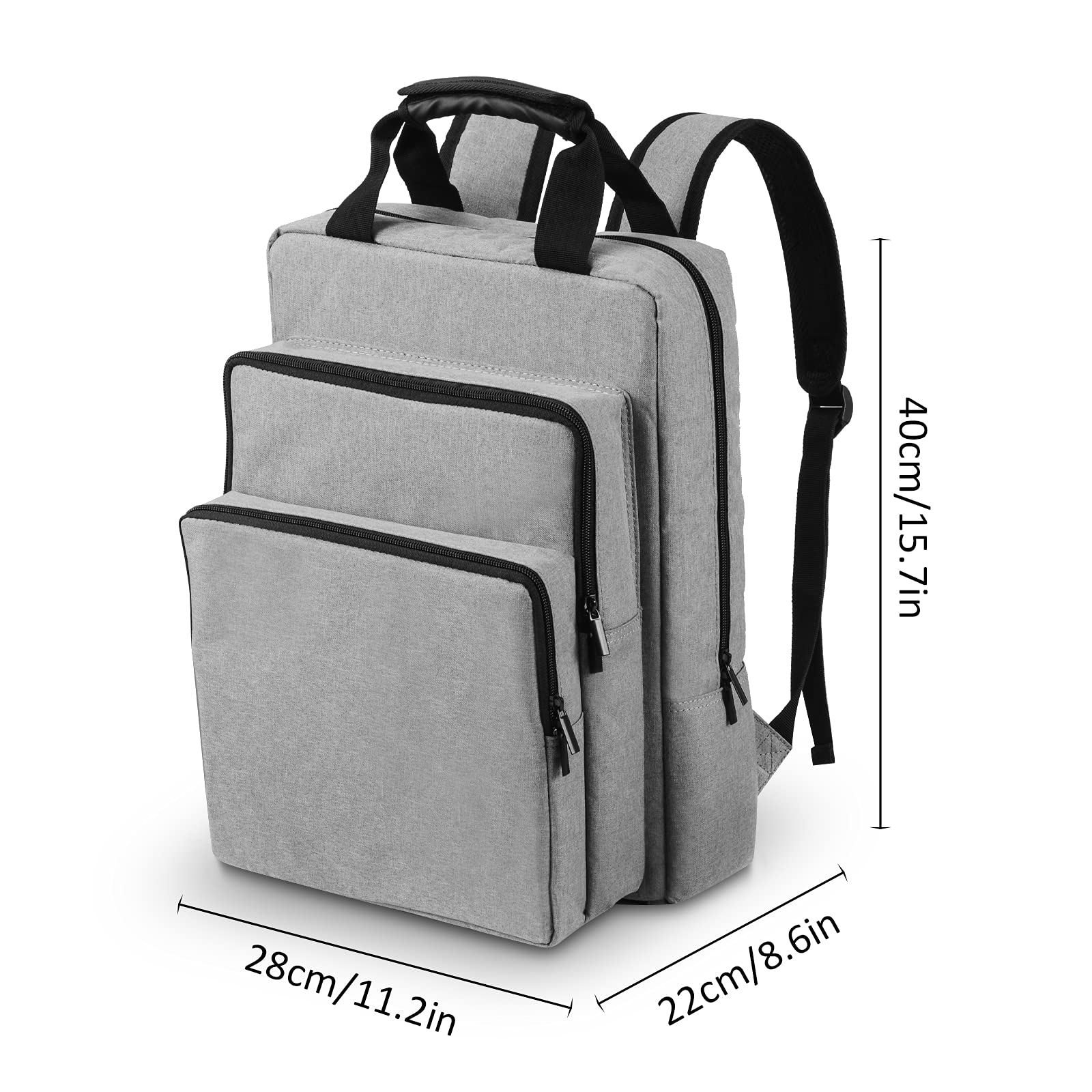For PS5 Backpack , Compatible with Console and Playstation 5 Disk/Digital Edition, 3 Layers Capacity Travel Carrying Case Travel Storage Bag For PS5 Accessories.