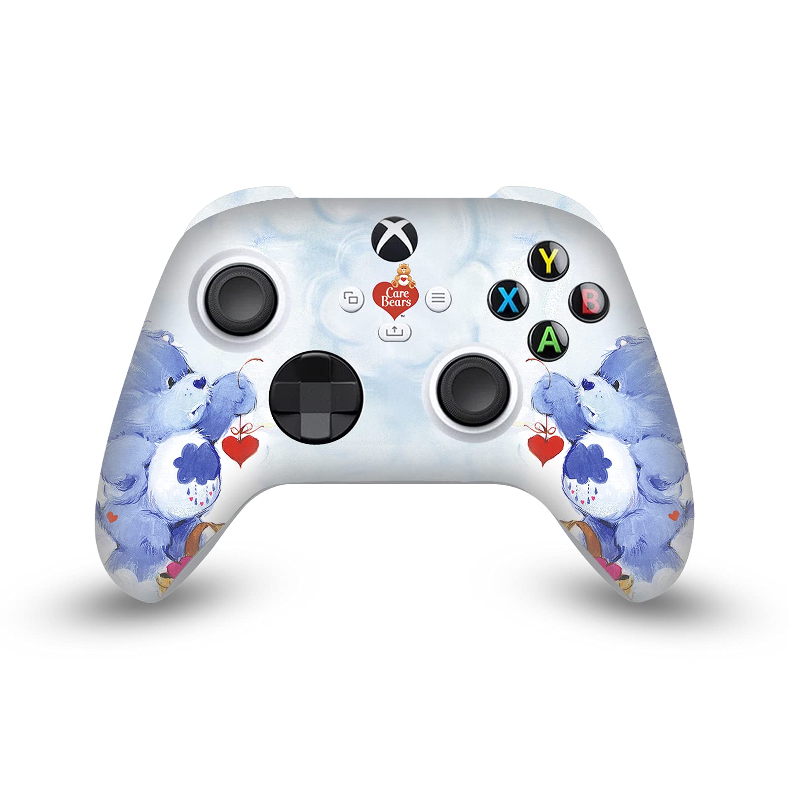 Head Case Designs Officially Licensed Care Bears Grumpy Classic Matte Vinyl Sticker Gaming Skin Case Cover Compatible with Xbox Series X / S Controller