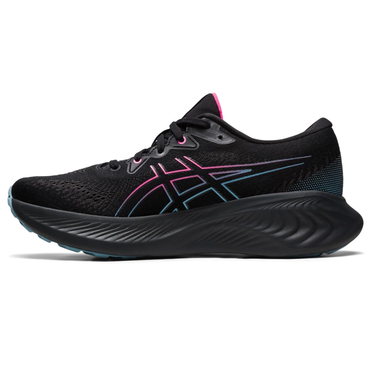 ASICS Women's Gel-Cumulus 25 GTX Shoes, 7, Black/HOT Pink