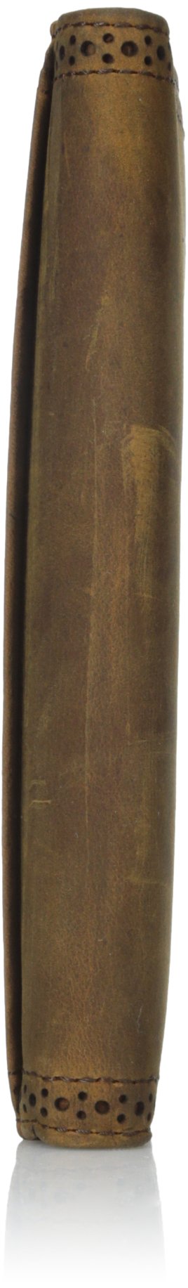 Ariat Ariat Shield Perforated Edge Rodeo Wallet Wallet Medium Distressed Brown One Size
