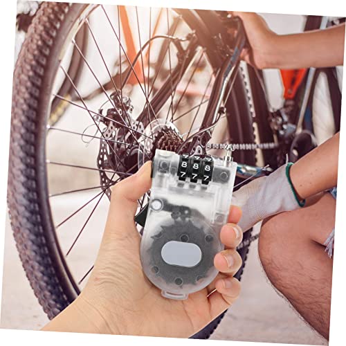 Anneome Coded Lock Snowboard Security Lock Snow Bike Lock Stroller Lock Bicycle Helmets Trail Cable Lock Baby Snowboard Bike - Lock Snowboarding Gear Trolley Case Ski Board