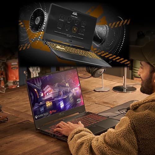 ASUS TUF Gaming Laptop 2023 Newest, 15.6" FHD 144Hz Display, Intel Core i7-12700H(14-core) Processor, NVIDIA GeForce RTX 4070, 16GB RAM, 1TB SSD, Backlit Keyboard, Wifi6, Bluetooth, Windows 11 Home