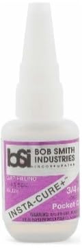 Bob Smith Industries Cyanoacrylate Bundle, Super Thin Insta-Cure, Gap Filling Medium Insta-Cure+, Extra Thick Maxi-Cure, and Accelerator Insta-Set (Pack of 4) - Bundled with Make Your Day Paintbrushes