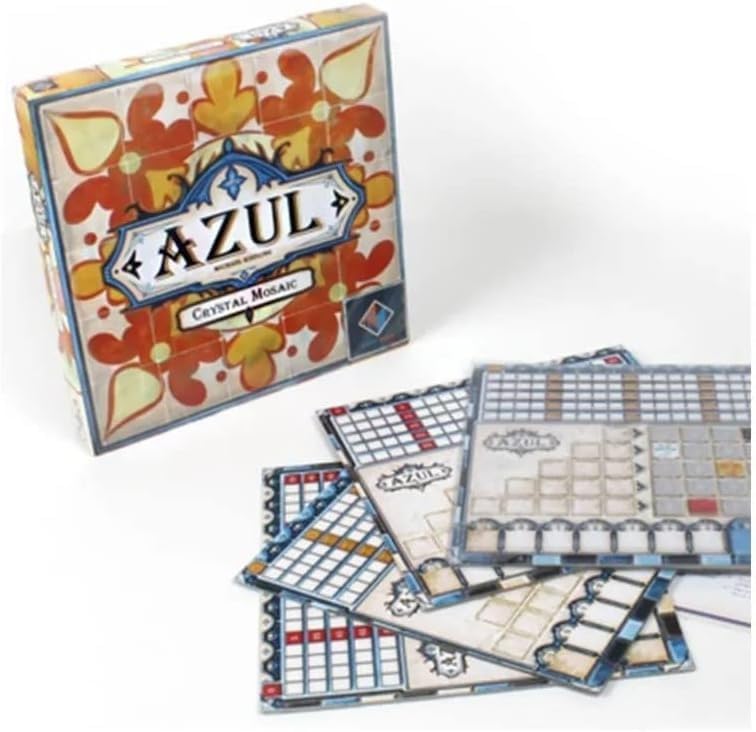Azul Crystal Mosaic Board Game EXPANSION | Strategy Game | Tile Placement Game | Family Board Game for Adults and Kids | Ages 8+ | 2-4 Players | Avg. Playtime 30-45 Minutes | Made by Next Move Games