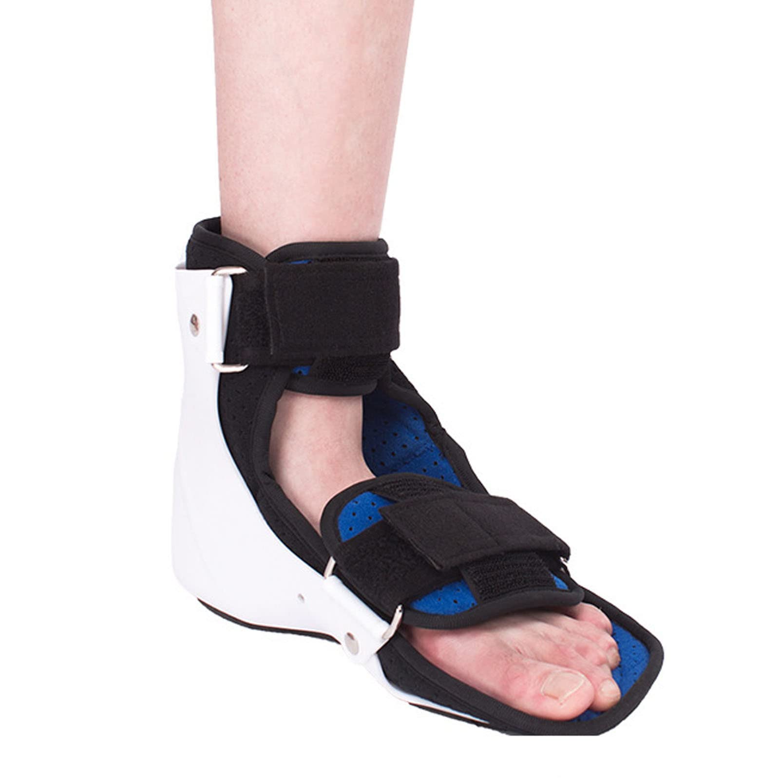 ANGGREK Walking Boot, Breathable Comfortable Ankle Splint Adjustment Foot Drop Support Brace Injury Ankle Support Brace Fracture Boot (Left Foot S)