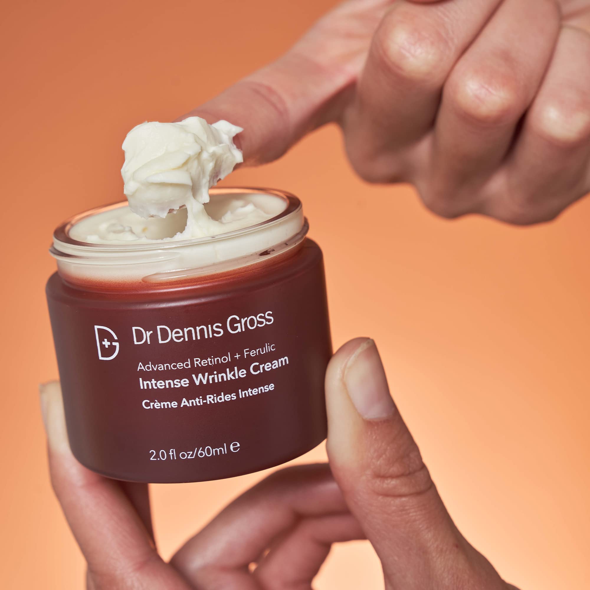 Dr Dennis Gross Advanced Retinol + Ferulic Intense Wrinkle Cream | Intensely Hydrating to Visibly Transform Skin and Repair the Moisture Barrier | 2 oz