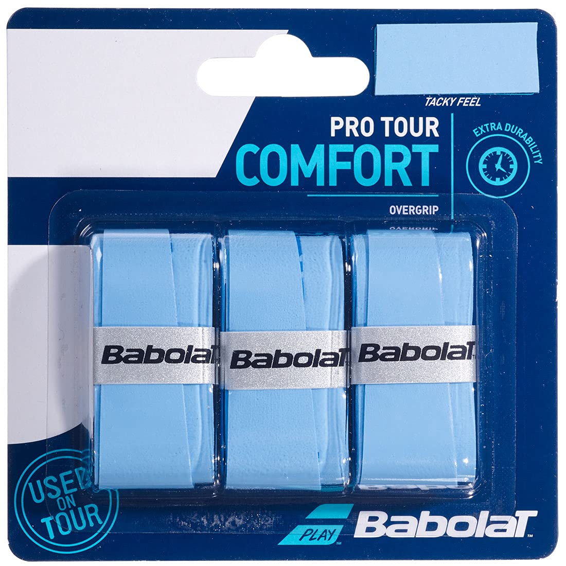 Babolat Pro Tour Tennis OverGrip Blue (3 Pack)