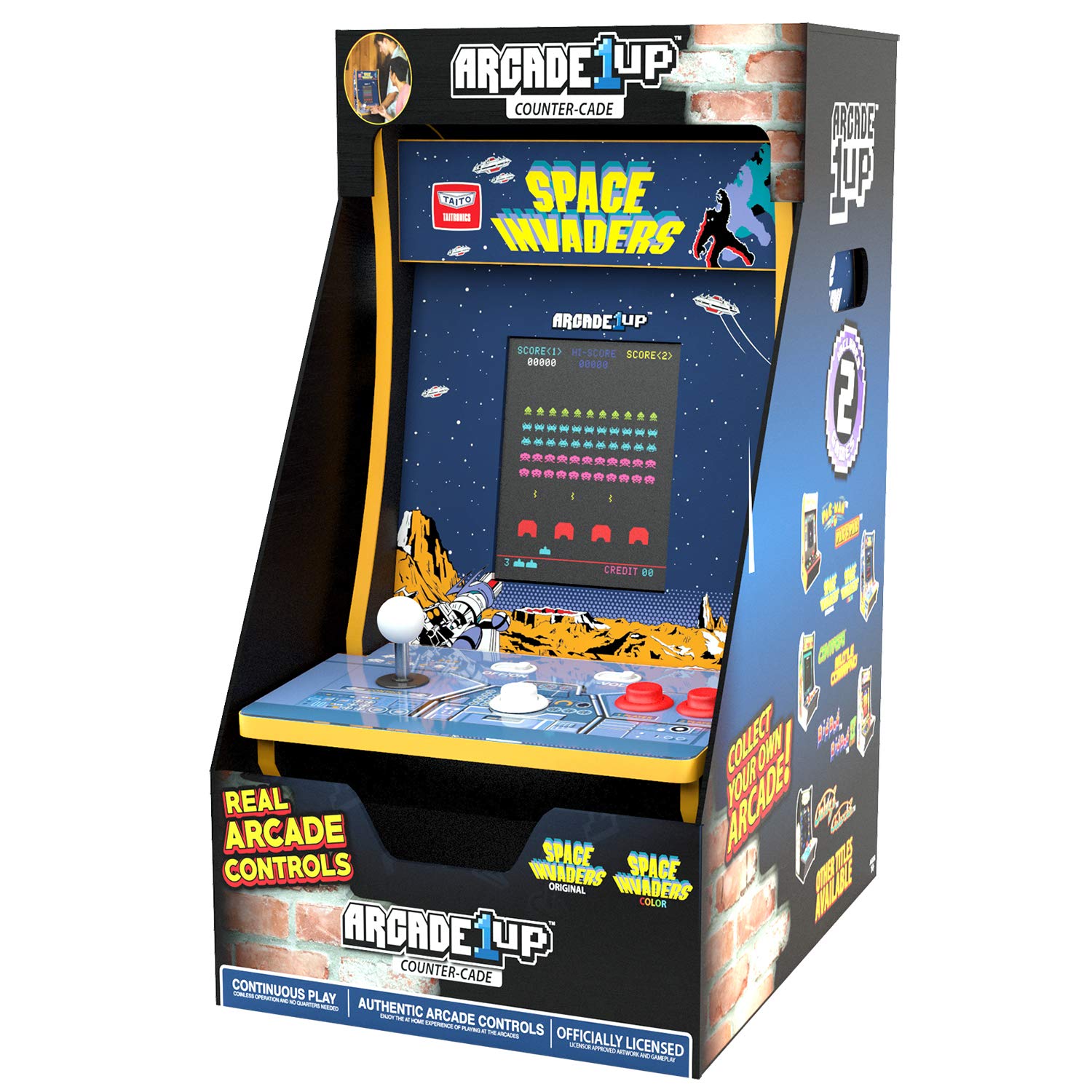 Arcade 1Up Arcade 1Up Space Invaders Countercade Arcade - PC;Mac;Linux;