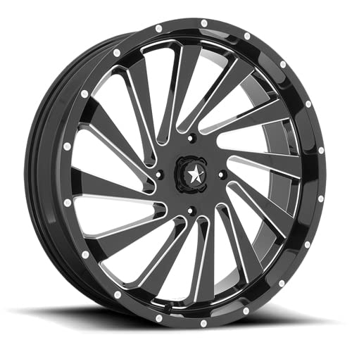MSA Offroad Wheels MA46 20X7 4X110 G-BLK MILL 00MM - M46-020710M