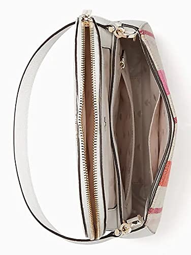 Kate Spade Leila Striped Canvas Medium Bag Shoulder Women's Handbag