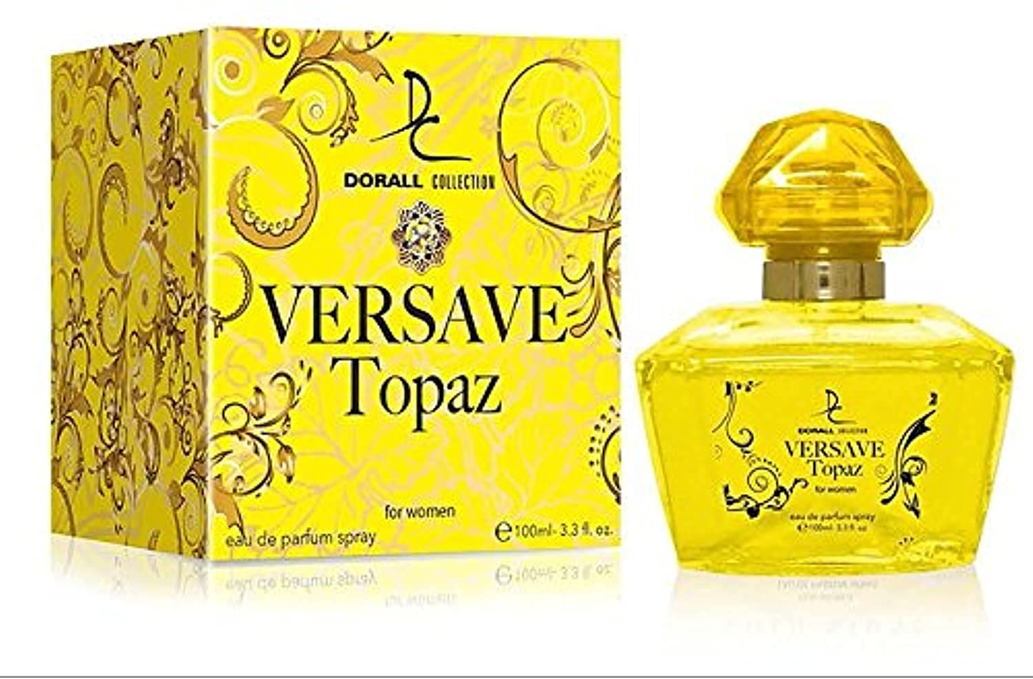 VERSAVE TOPAZ BY DORALL COLLECTION PERFUME FOR WOMEN 3.3 OZ / 100 ML EAU DE PARFUM SPRAY