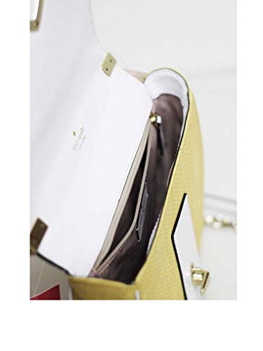 Kate Spade Robyn Medium Chain Saddle Bag in White Dove