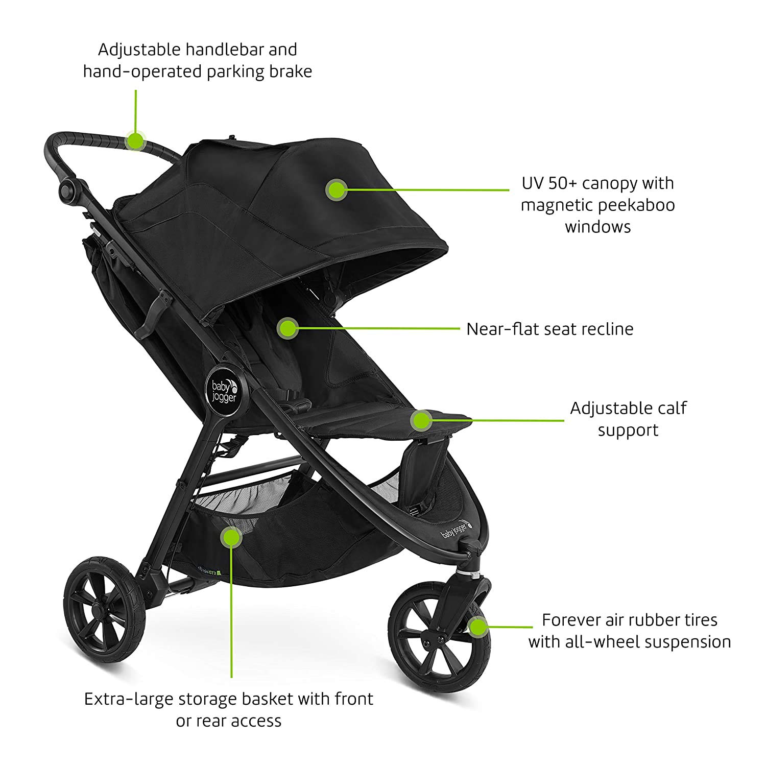 Baby Jogger City Mini GT2 Stroller, Ember