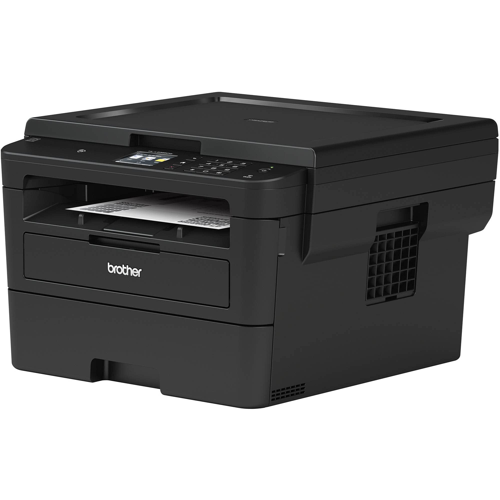 Brother HL-L2395DWA All-in-One Wireless Monochrome Laser Printer with Scanner and Copier for Home Office, Black - 36 ppm, 2400 x 600 dpi, 250-sheet, Auto Duplex Printing, NFC, Hi-Speed USB