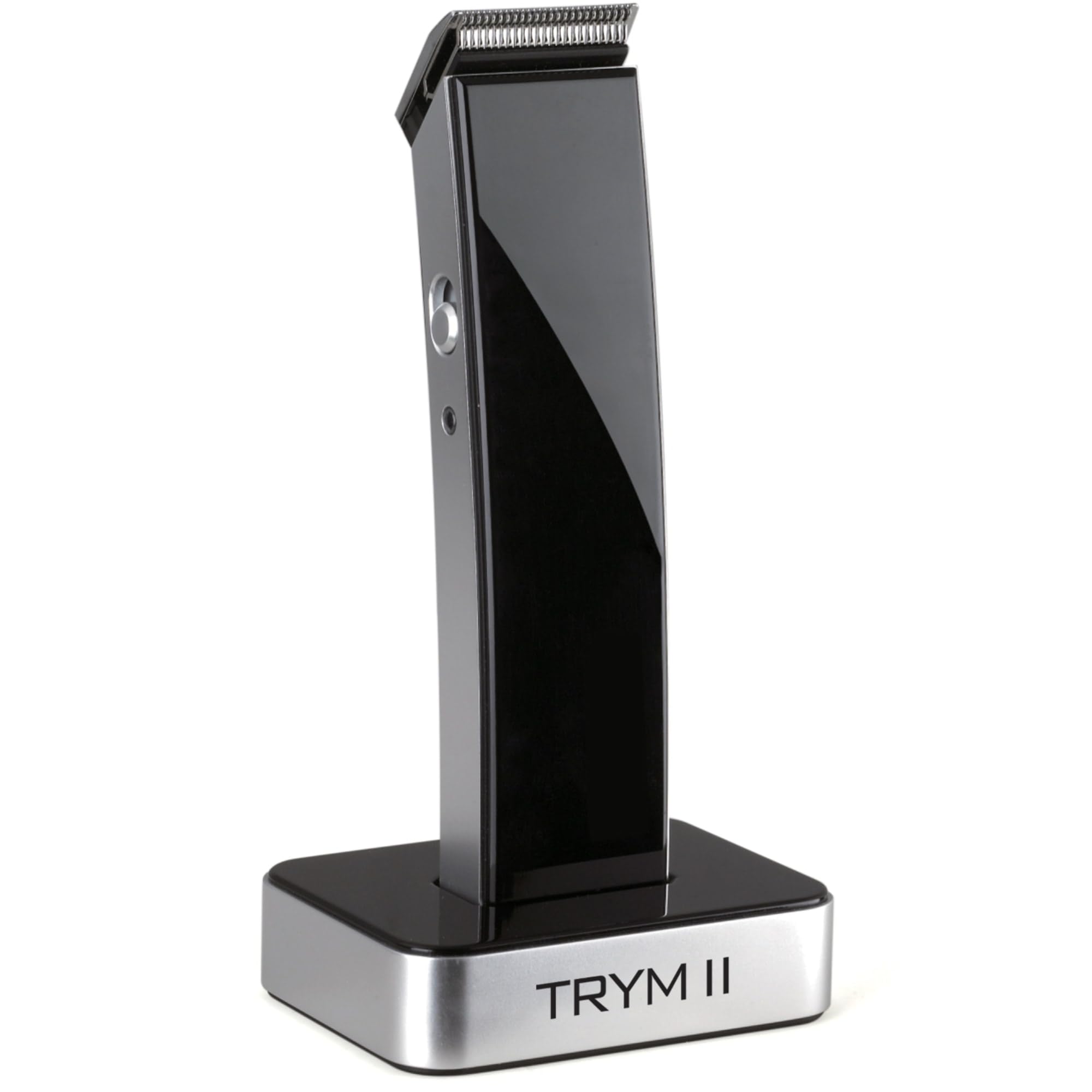 Pure Enrichment TRYM II Rechargeable Hair Trimmer Kit with 4 Trimming Attachments, Charging Base, Cleaning Brush and Clipper Oil - Ideal for Safe, At-Home Grooming of Hair, Body, Mustache and Beard