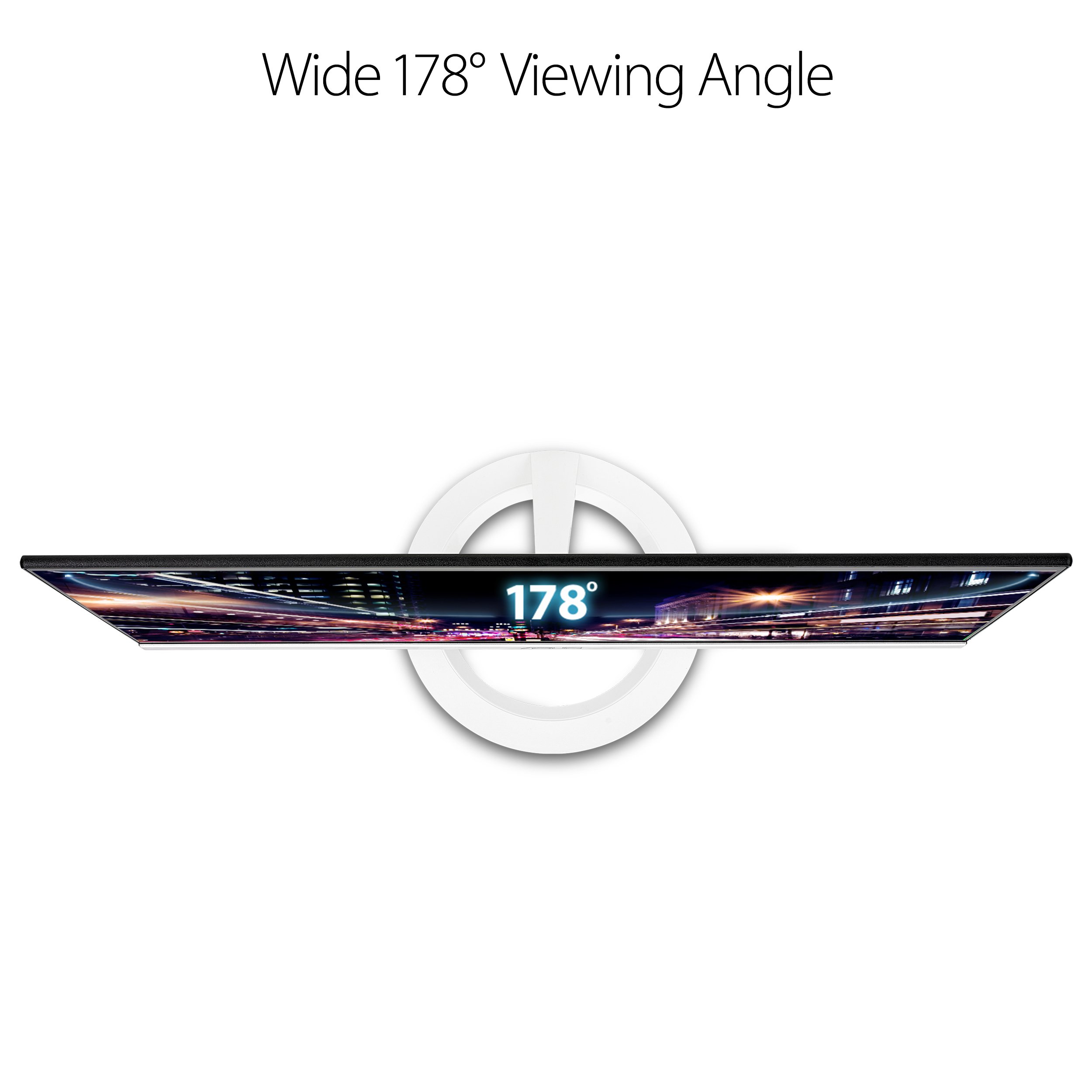 ASUS VZ239H-W 23" Full HD 1080p IPS HDMI VGA Eye Care Monitor White (Renewed)