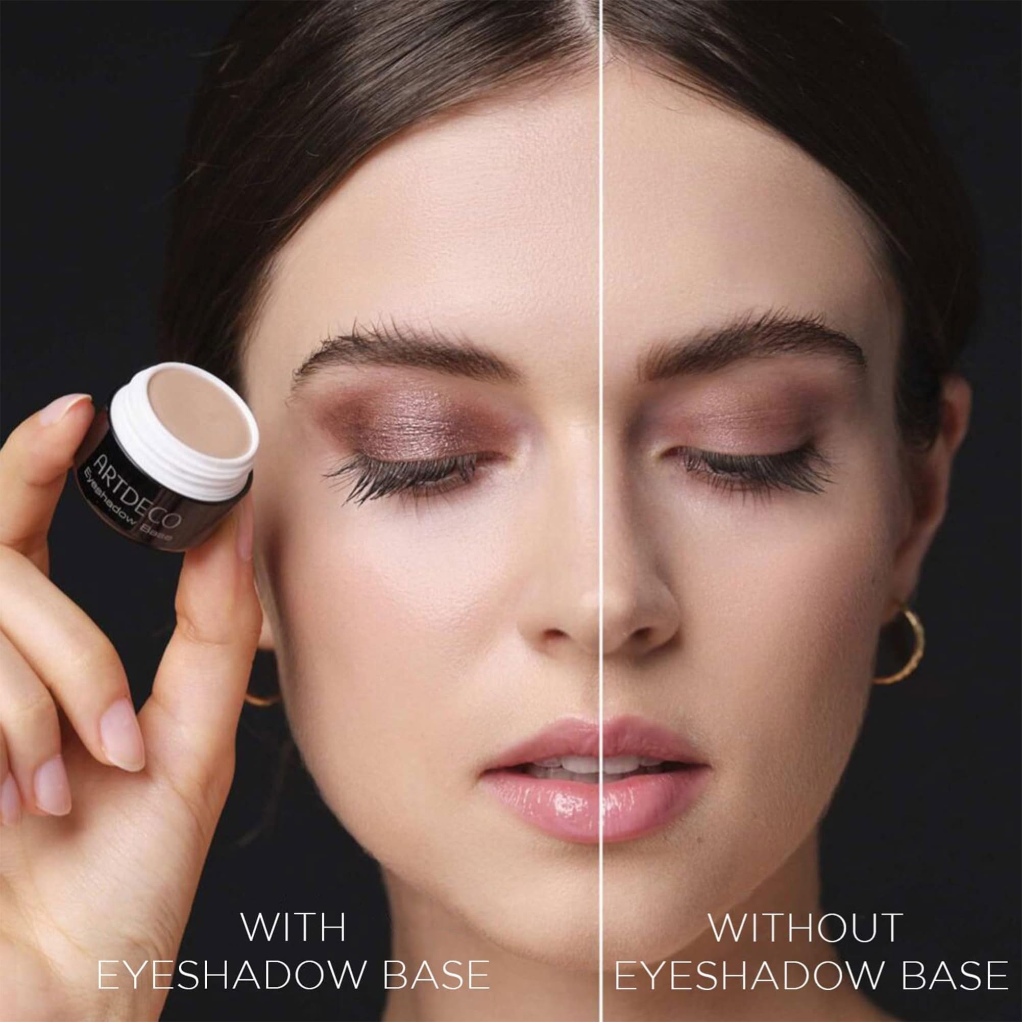 ARTDECO Eyeshadow Base - improves eye shadow staying power & prevents creasing - creamy consistency - neutral tones - shimmering - eyeshadows appear more intense - eye makeup - vegan - 0.16 Fl Oz
