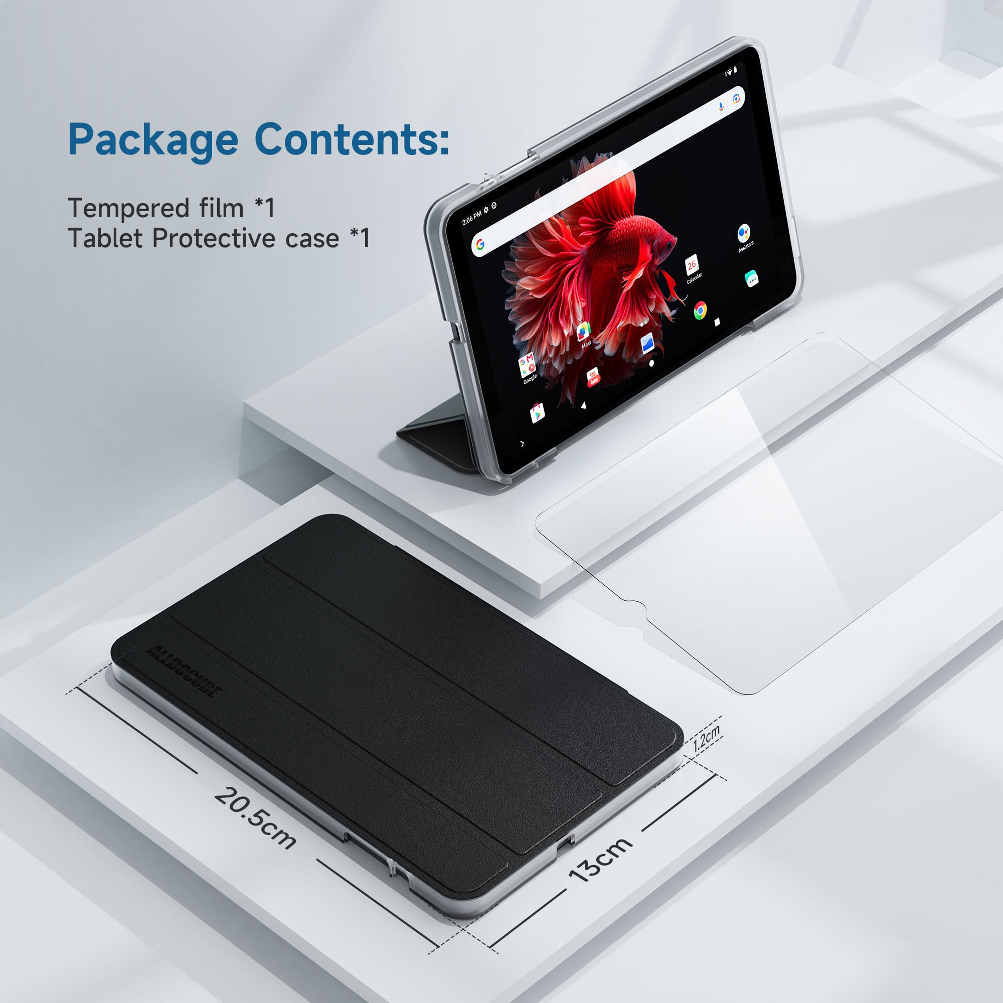 ALLDOCUBE iPlay 50mini pro Android Tablet, Tablet Case+Tempered Film