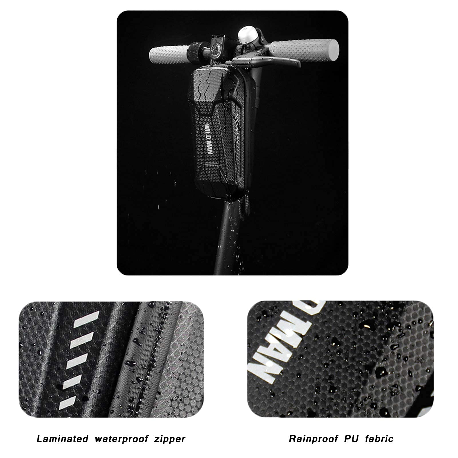 ArcEnCiel Scooter handlebar bag front pocket of scooter bag scooter bag electric scooter package waterproof folding bicycle bag large electric scooter bag