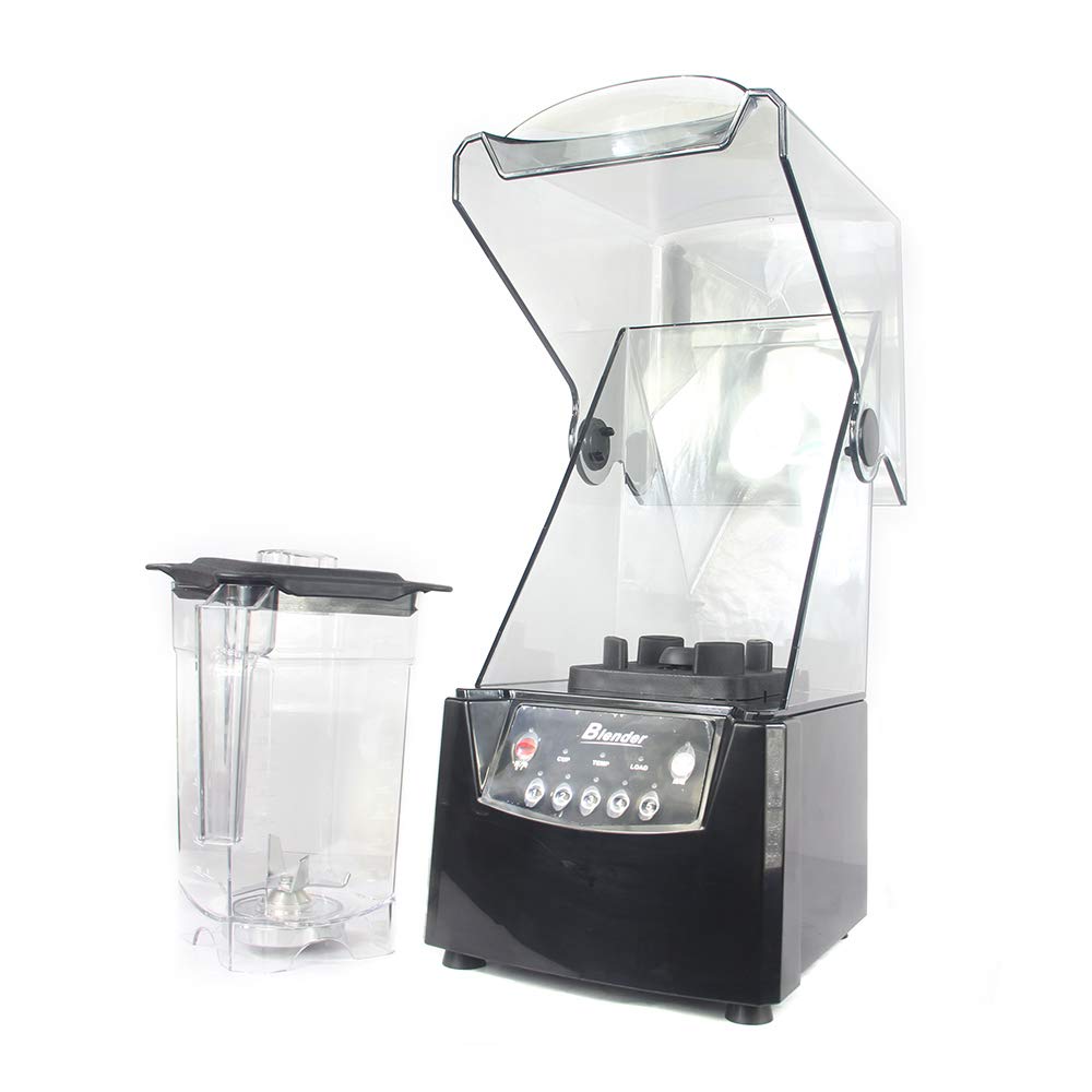 PIOJNYEN Commercial Blender 2600W Professional Soundproof Blender Multifunctional Smoothie Blenders Countertop Blenders with Shield Sound Enclosure Fruit Juicer Smoothie Blender Mixer (Style #1)